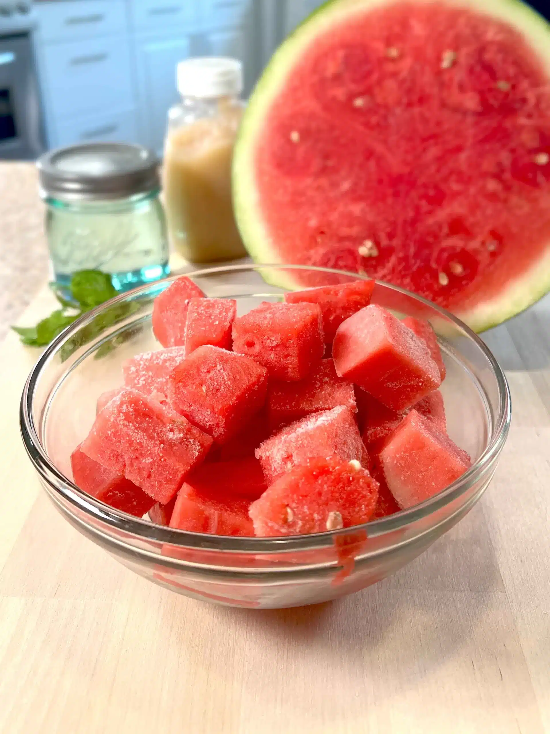 Watermelon Ginger Mint Slushy - Free Belly